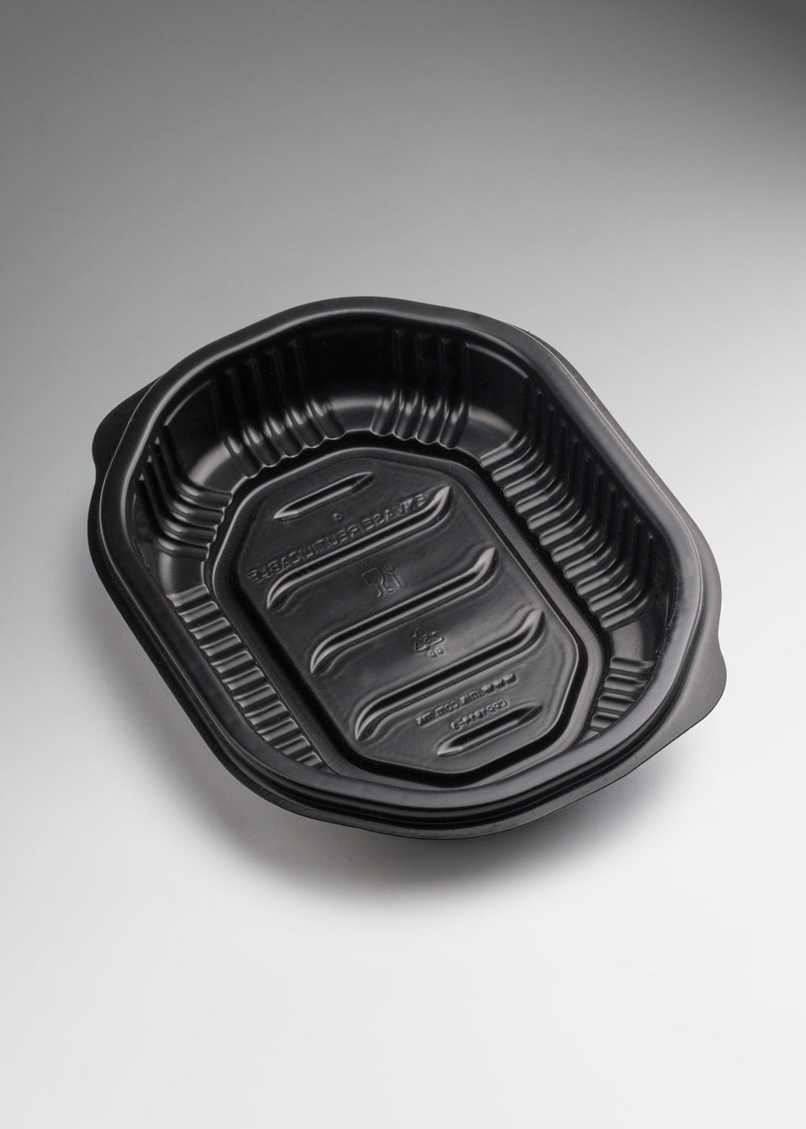 Contenedor desechable para comida caliente 19x4x5 cm | MAHA