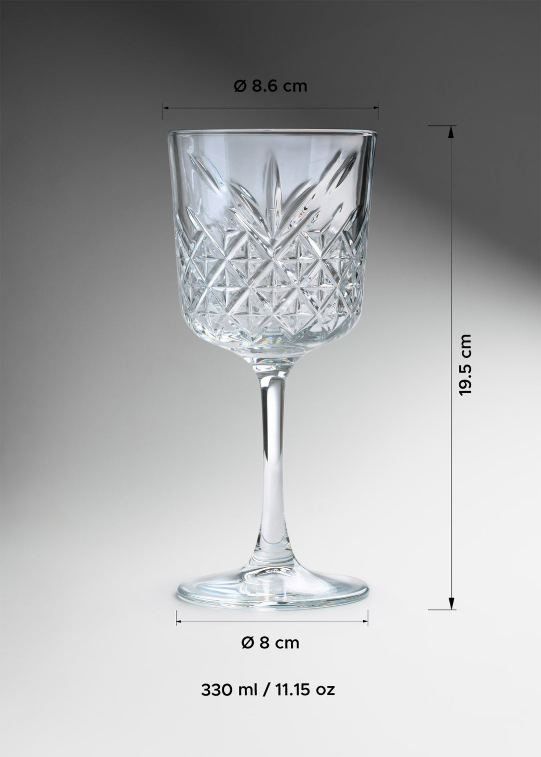 Copas para vino tinto Timeless 330 Precio Mayoreo | MAHA