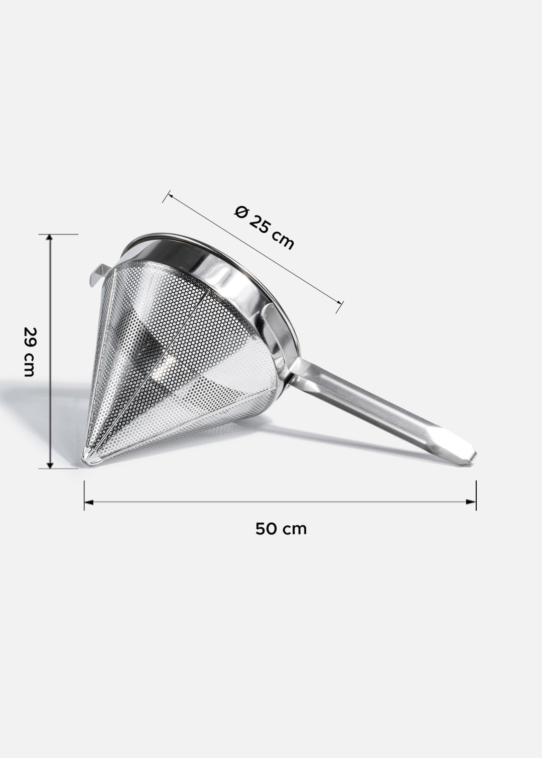 Colador chino malla gruesa 50 y 55 cm Precio Mayoreo | MAHA