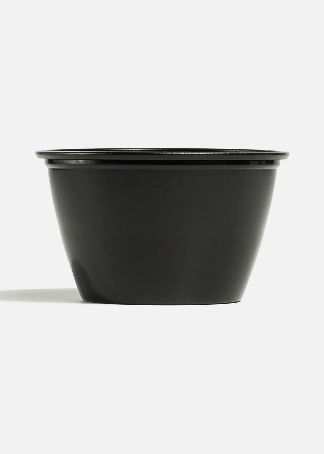 Vaso de plástico negro Souffle 4 oz Se Envía Hoy | MAHA