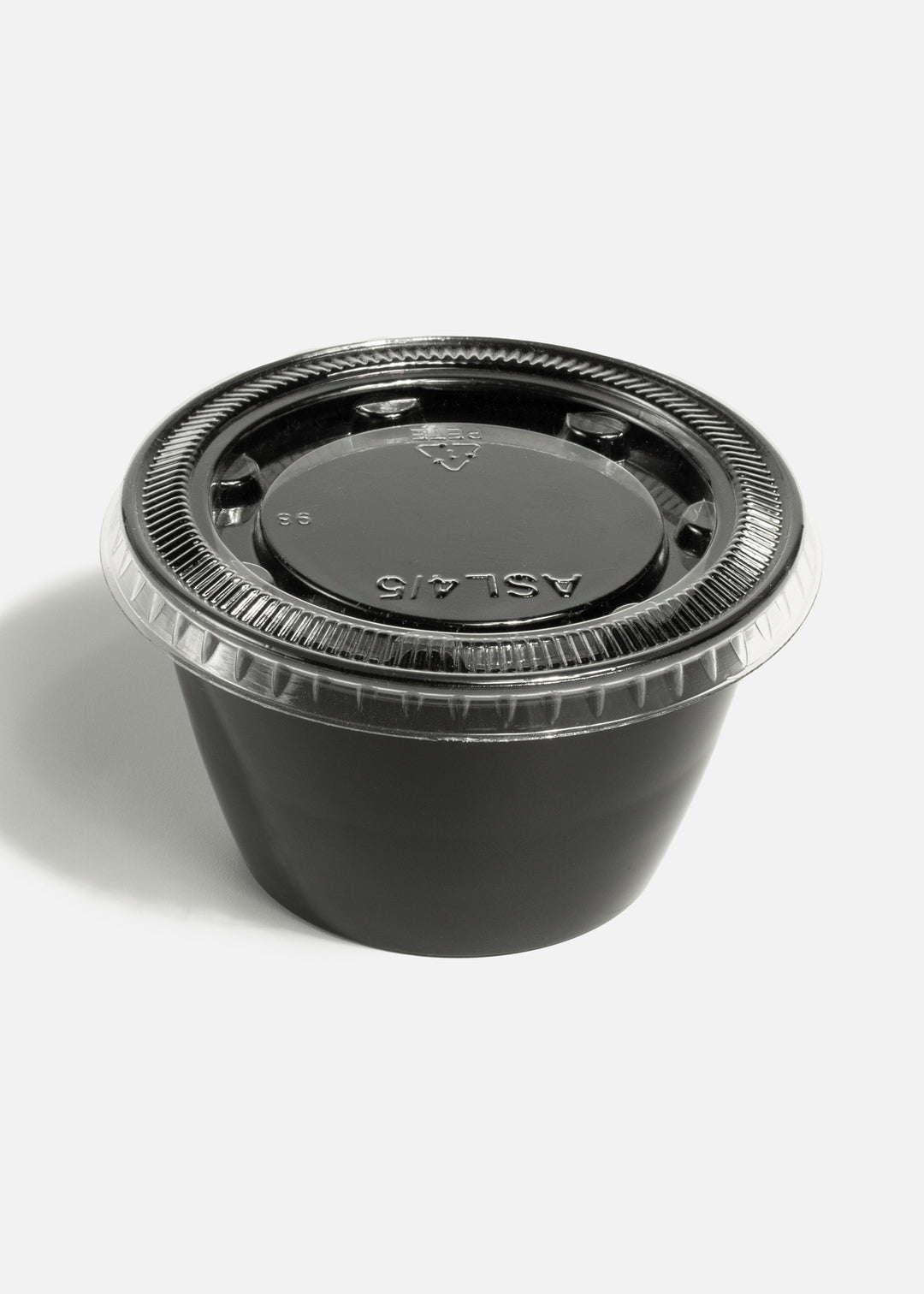 Vaso de plástico negro Souffle 4 oz Se Envía Hoy | MAHA